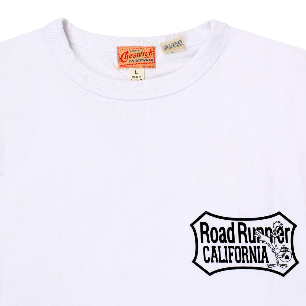 Looney Tunes Road Runner CH78502 Motor Service White T-shirt CHES11076 ...